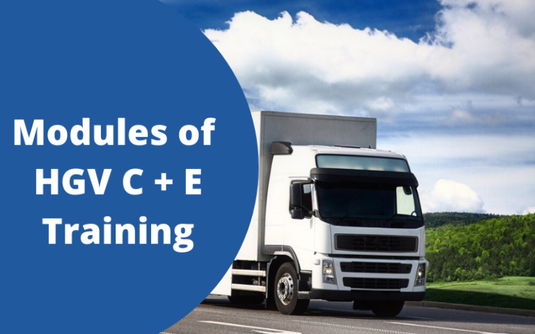 Detailed Modules of HGV C+E Training | Driver CPC Training